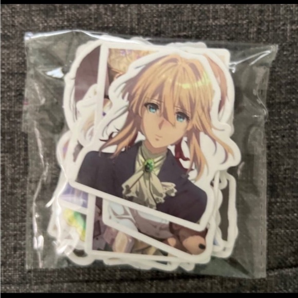 No Brand | Accessories | Violet Evergarden Anime 5 Pcs Sticker Set ...